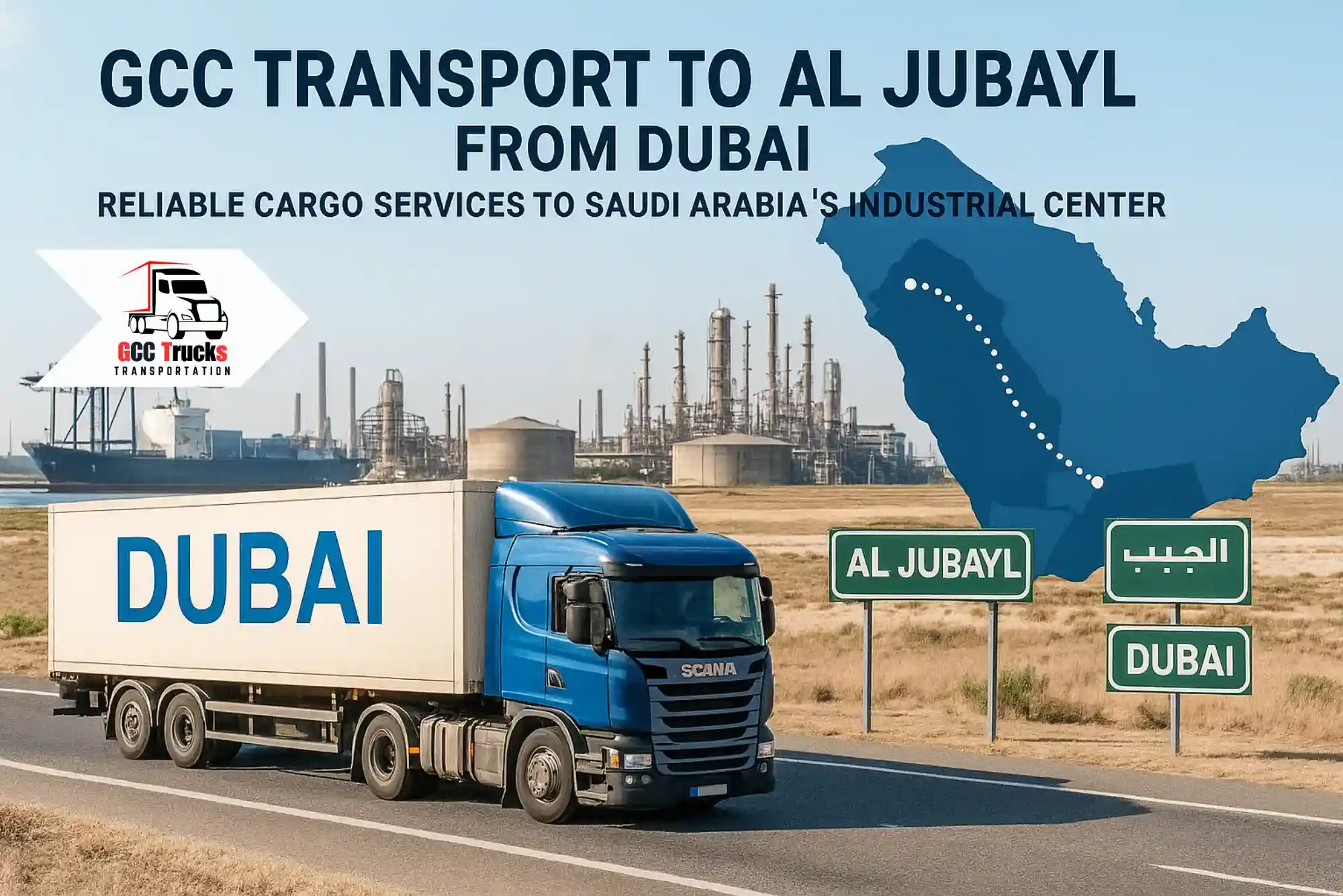 No.1 GCC Transport To Al Jubayl From Dubai - Reliable