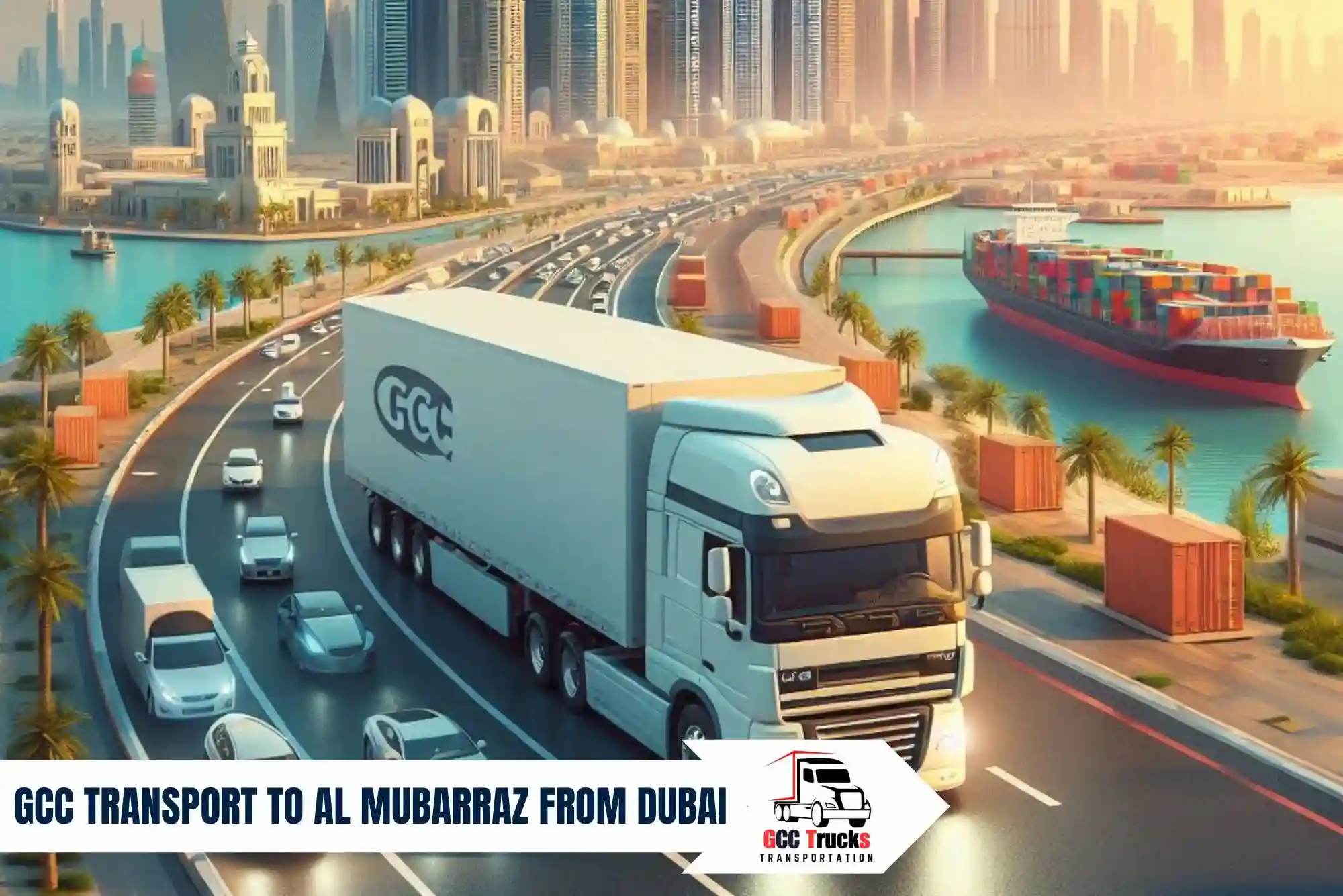 No.1 GCC Transport to Al Mubarraz from Dubai-Reliable and Secure